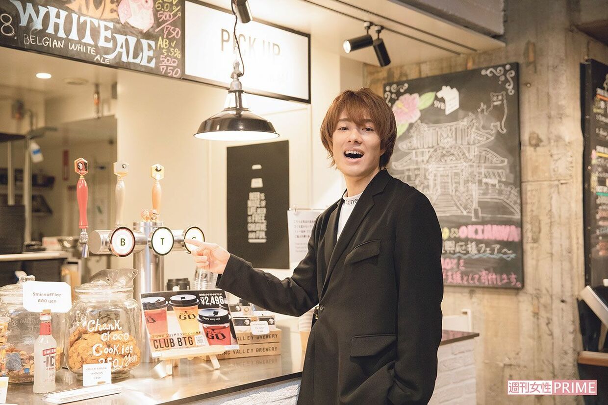 【画像・写真】7ORDER project・真田佑馬、東京のど真ん中「銀座の公園」でビールを飲み比べ！ | 週刊女性PRIME